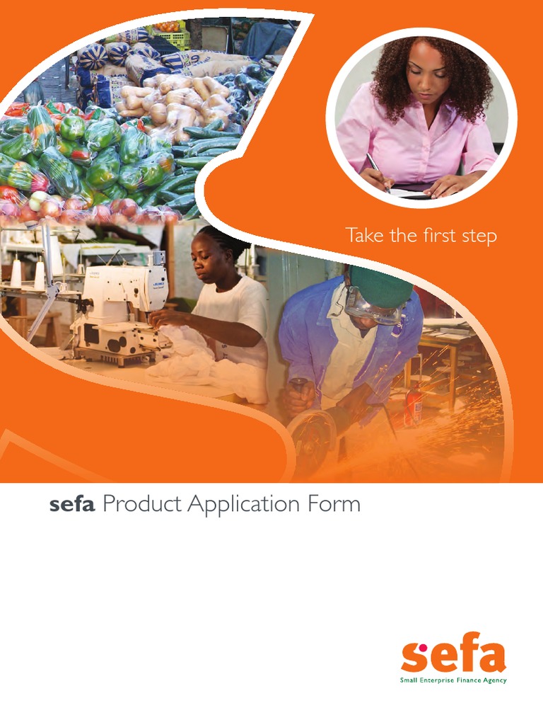 Sefa Product Application Form - Fillable PDF - Online | PDF | Loans ...