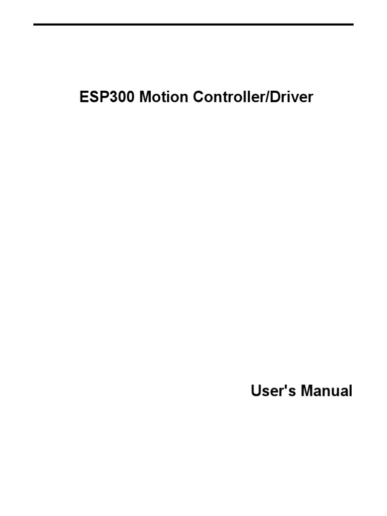 ESP300 User Manual | PDF | Ac Power Plugs And Sockets | Trade Secret