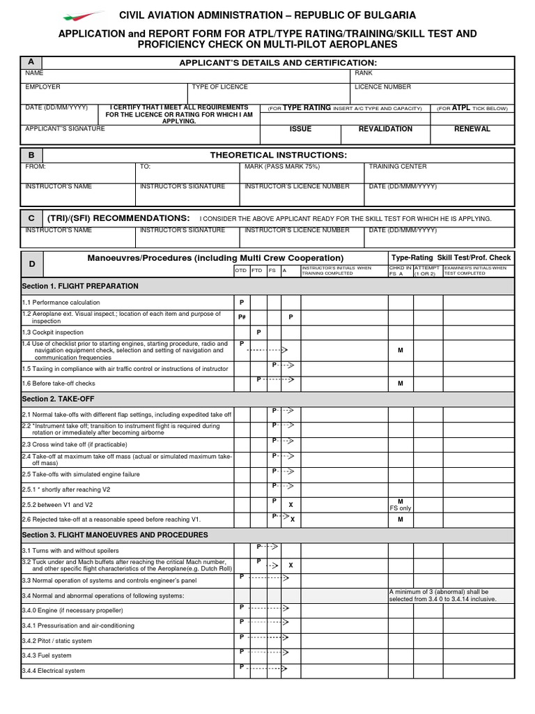 LST LPC A Form 003 Issue 3 | PDF | Aviation | Aircraft
