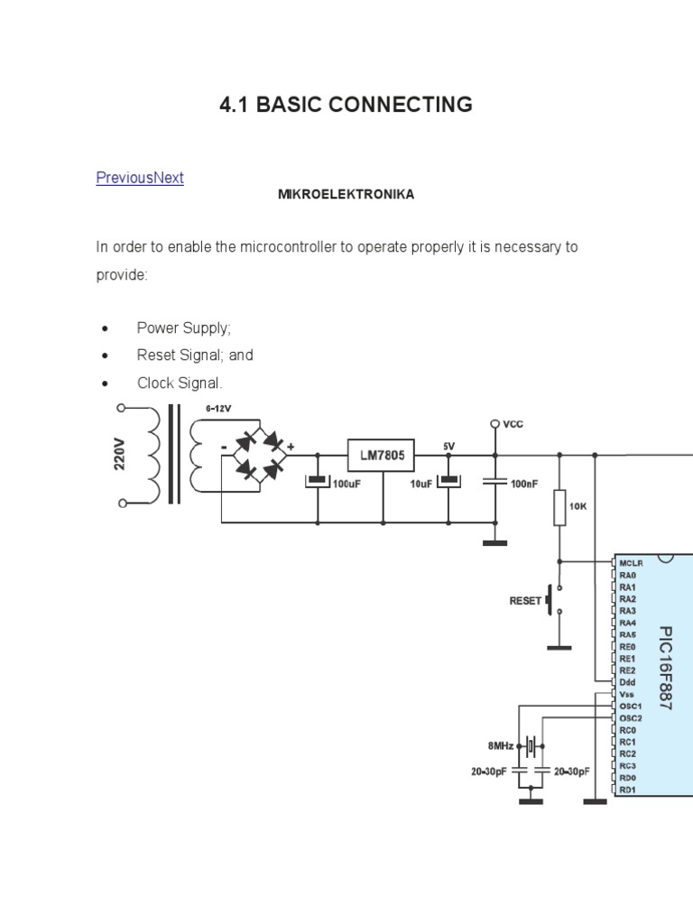 Basic Connecting Components for Microcontrollers: Providing Power ...
