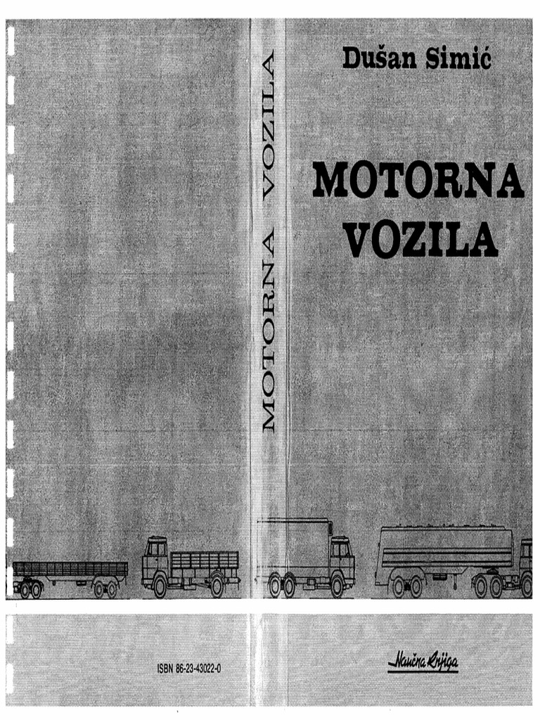 Motorna Vozila - Dusan Simic | PDF