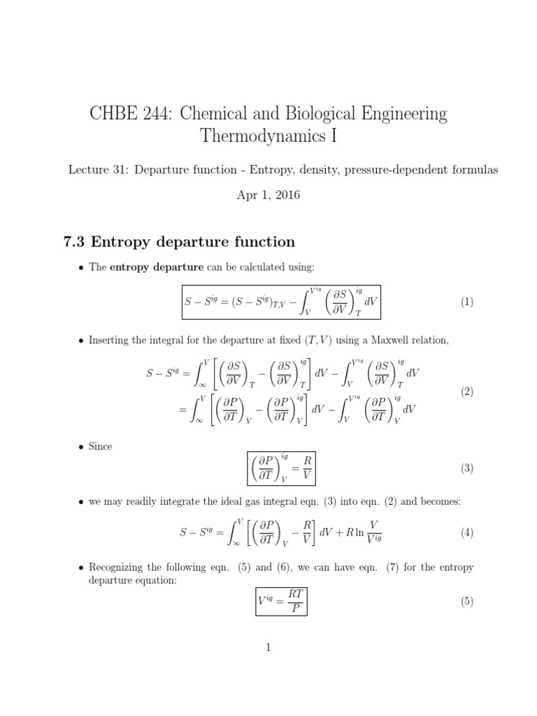 Lecture31 Entropy Departure Function | PDF | Internal Combustion Engine ...