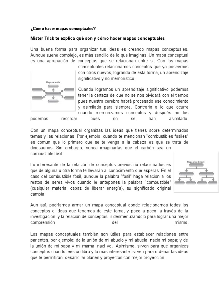 Cómo hacer mapas conceptuales: Una guía paso a paso para organizar tus ...