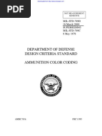 Nato Colour Codes: Significant Colours Colour Filling / Purpose Notes | PDF