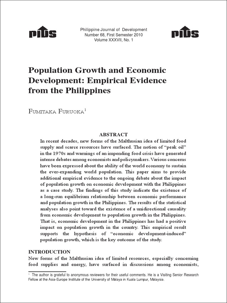 Economic Growth and Economic Development | PDF | Statistical ...