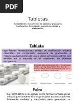 Proceso de Elaboración de Tabletas y Cápsulas | PDF | Tableta (Farmacia ...