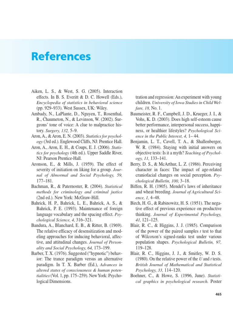 References - Basic Statistics Tales of Distributions (9th Edition ...