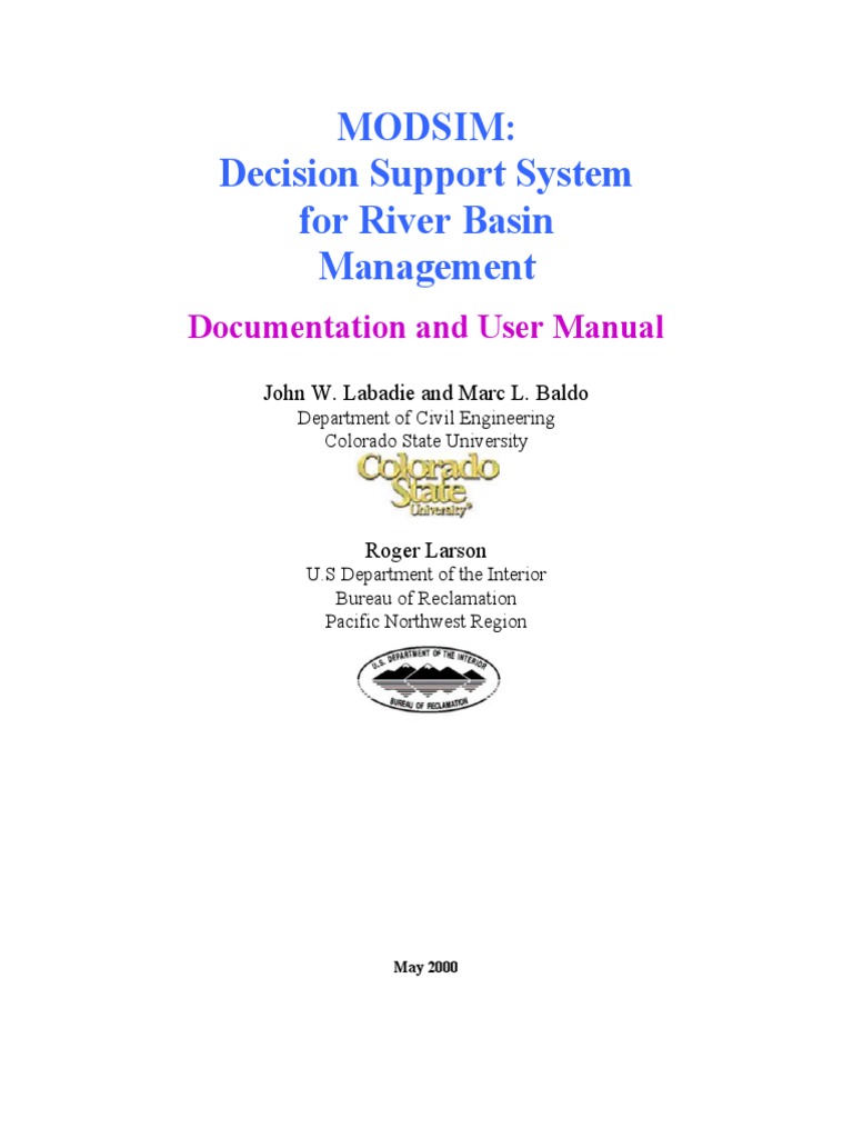 New Manual Modsim | PDF | Computer Simulation | Mathematical Optimization