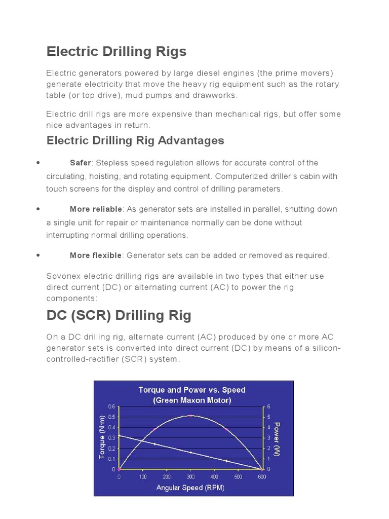 VFD Vs SCR | PDF | Electric Generator | Drilling Rig