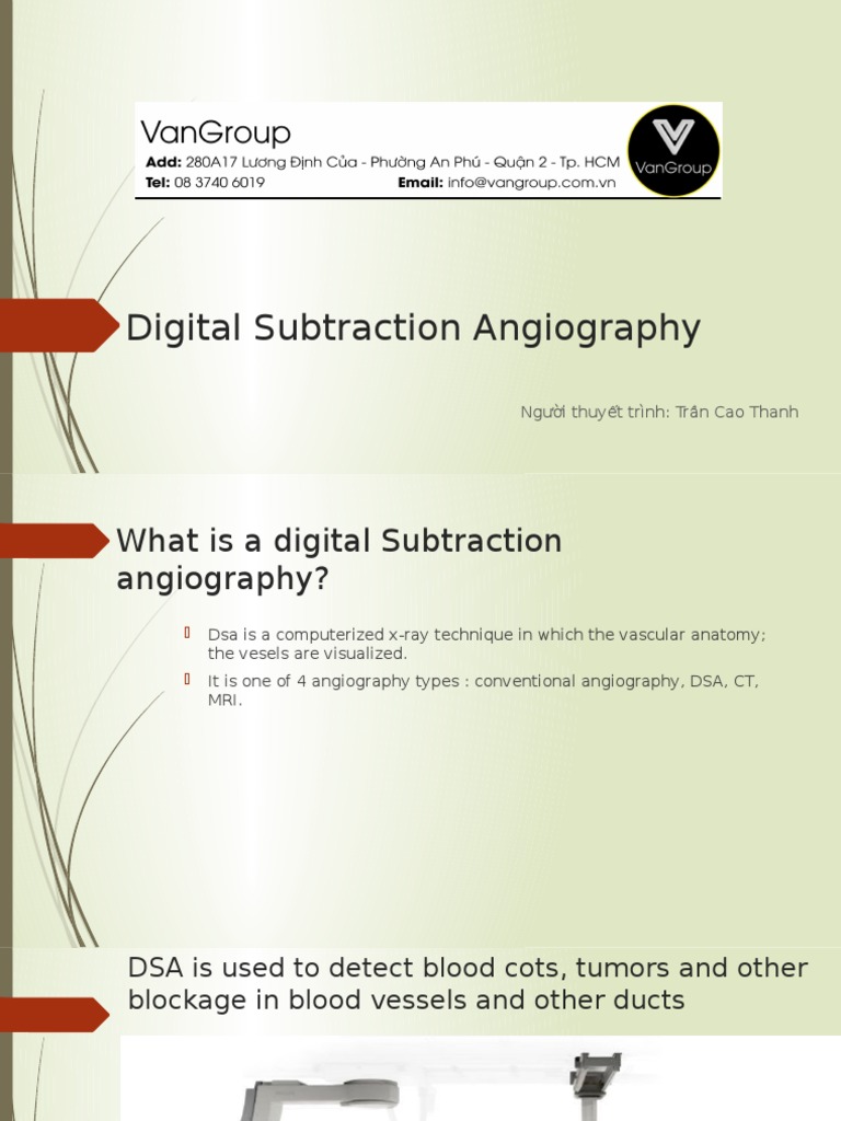 Dsa | Angiography | Radiology