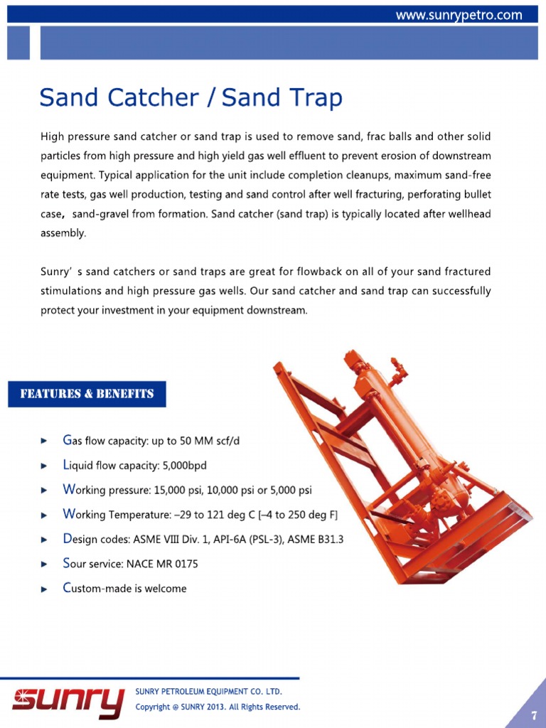 Sand Catcher | PDF