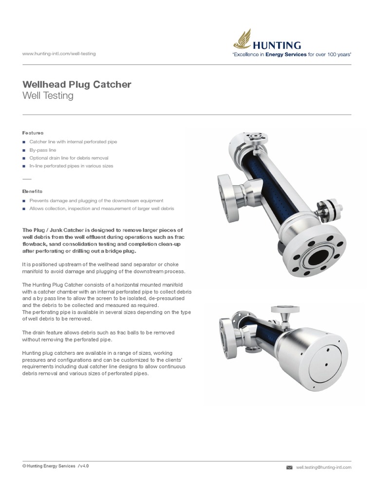 Wellhead Plug Catcher (WPC) | PDF | Pipe (Fluid Conveyance ...