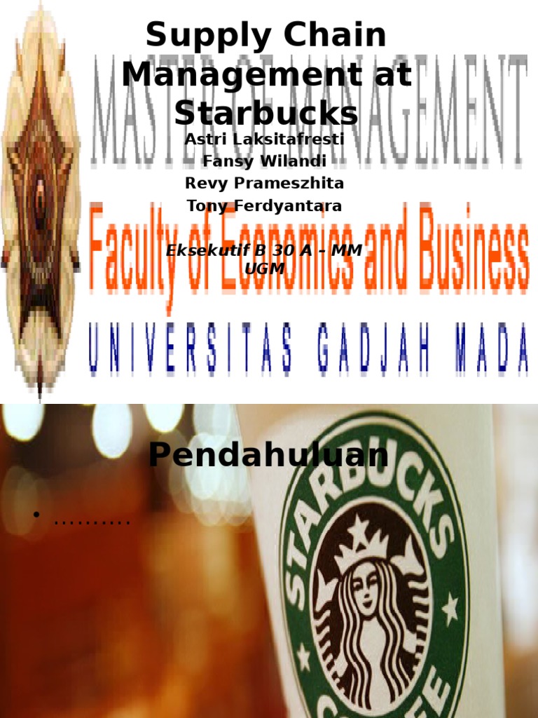 Starbucks Supply Chain Management Insights | PDF