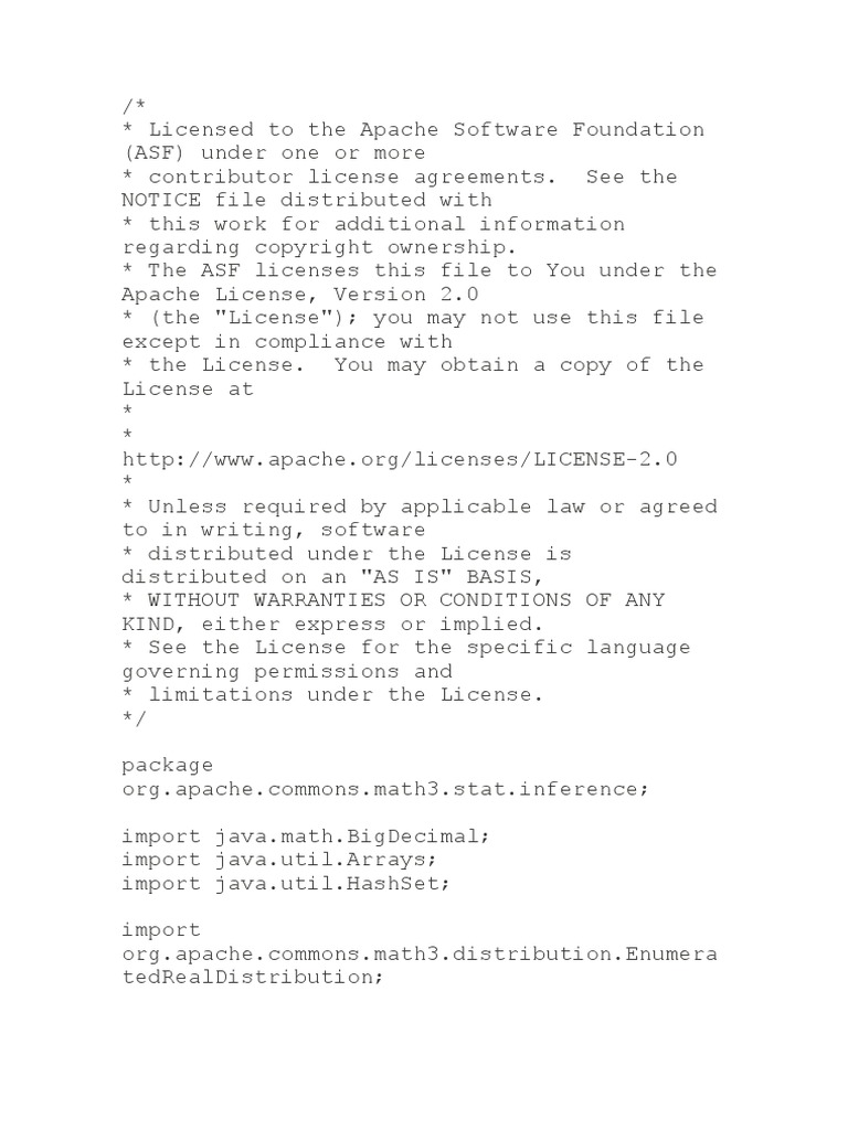 Clase Kolmogorov Smirnov para Java | PDF | Valor P | Bootstrapping (Estadísticas)