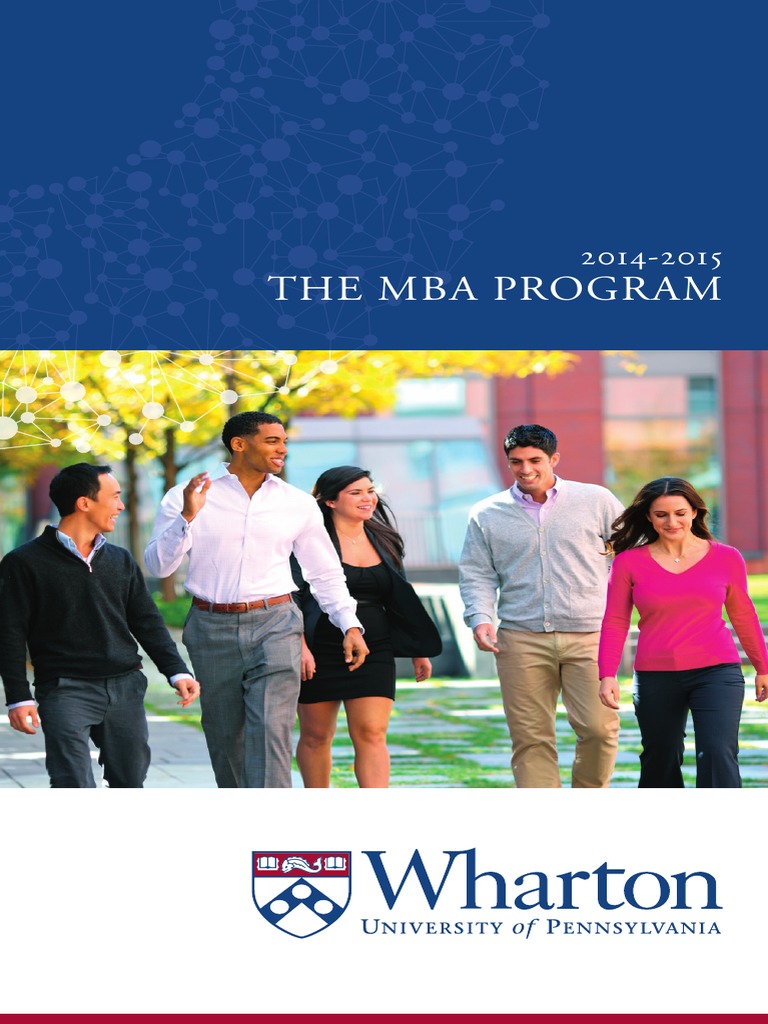 Wharton MBA Trifold | PDF | Wharton School Of The University Of ...