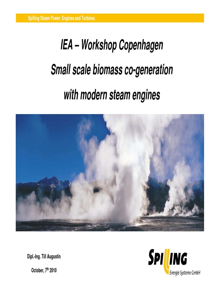 Spilling Steam Engines | PDF | Steam Engine | Cogeneration