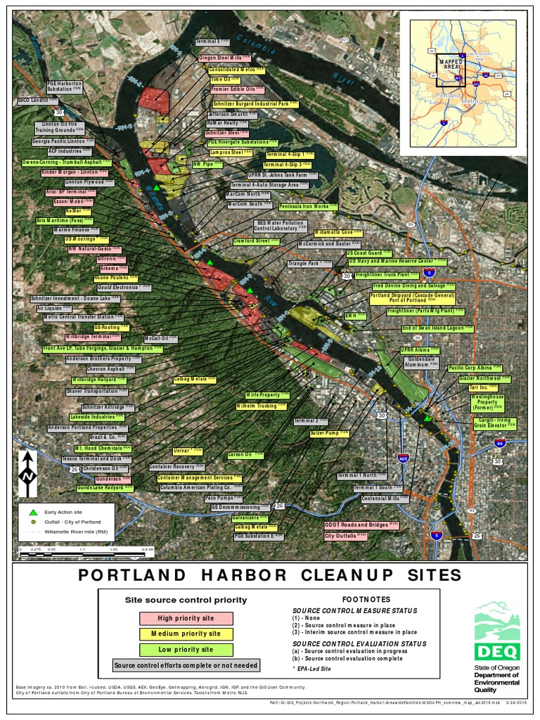Portland Harbor Map