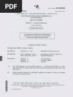 Specimen Paper Cpea Language | PDF | Pupa | Butterfly