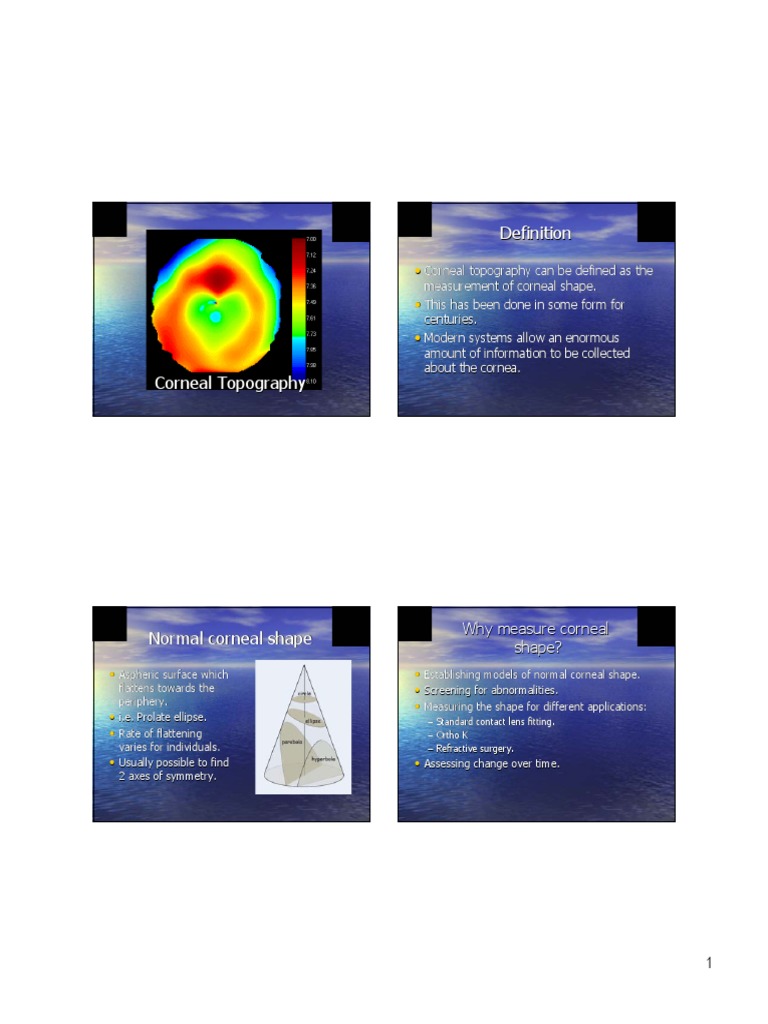 Why Measure Corneal Shape? | PDF | Cornea | Contact Lens