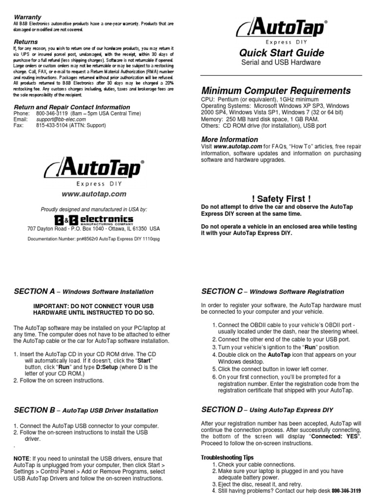ATUSBEXP Quickstartguide | PDF | Usb | Microsoft Windows