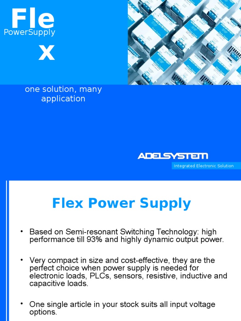 FLEX Power Supply Presentation 1 | Download Free PDF | Relay | Power Supply