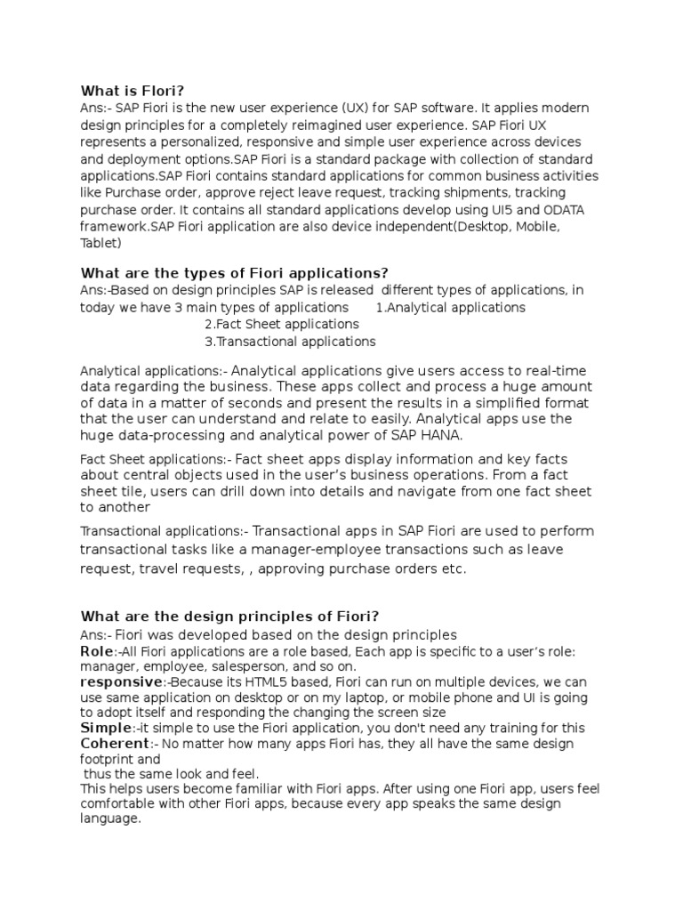 Fiori Print Pdf Application Software Eclipse Software