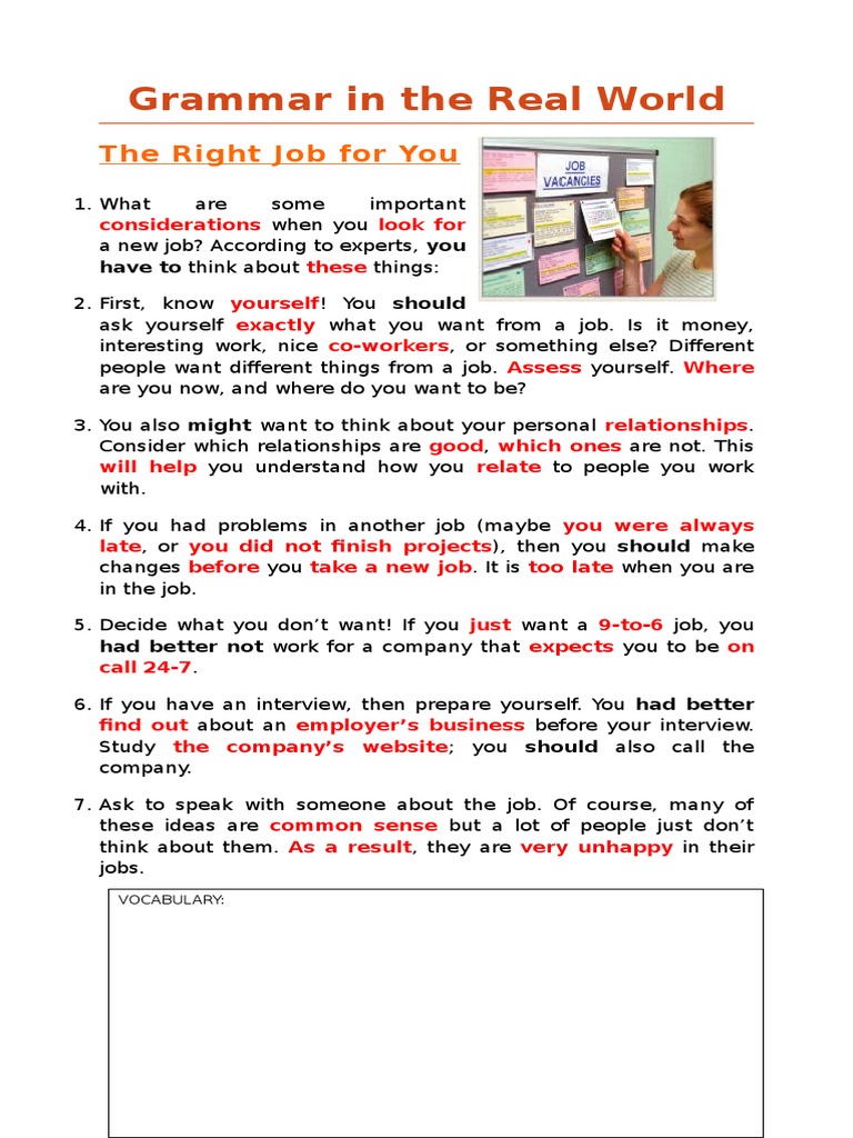 Grammar in The Real World: Activities | PDF | Cognition | Cognitive Science