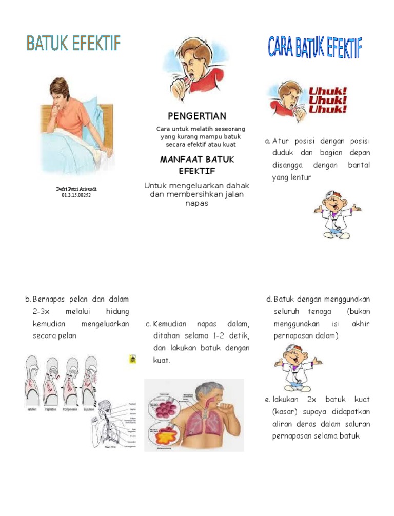 Leaflet Batuk Efektif | PDF | Karier & Perkembangan | Pengembangan Diri