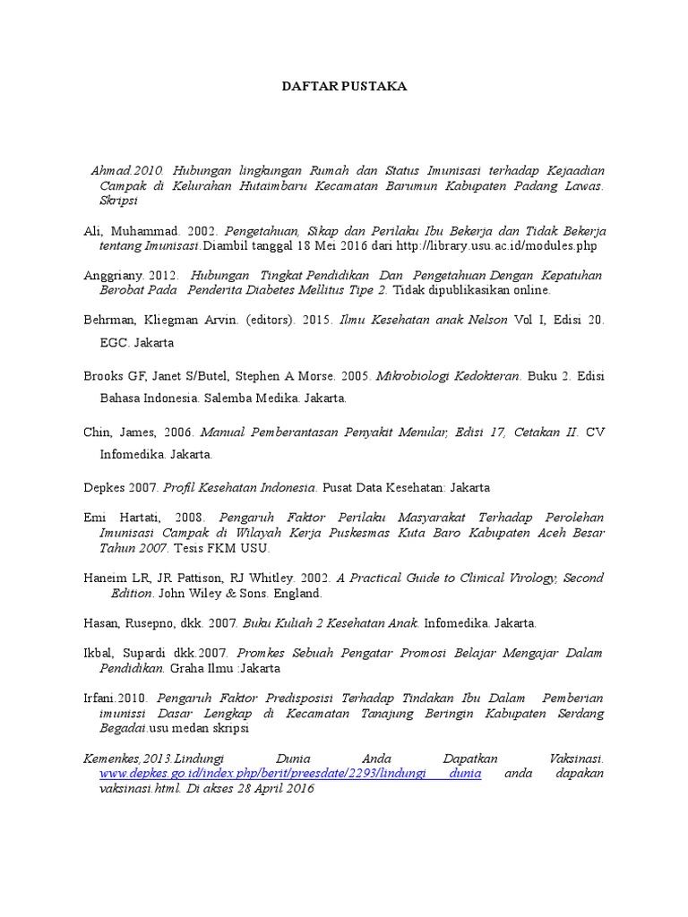 Daftar Pustaka | PDF | Kesehatan Holistik
