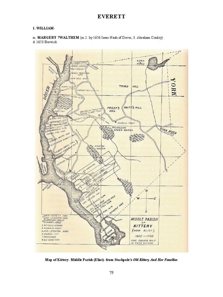 Everett Genealogy | PDF