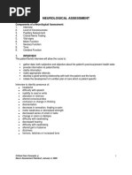 Neuro Observation Sheet | PDF | Pain | Neurology