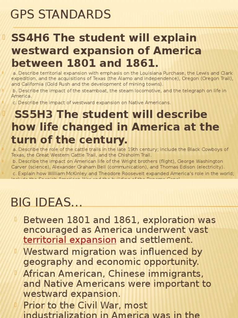 Westward Expansion and Its Impact | PDF | Native Americans In The ...