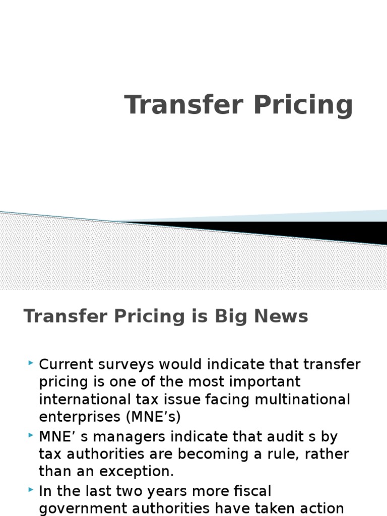 Transfer Pricing | PDF | Finance & Money Management