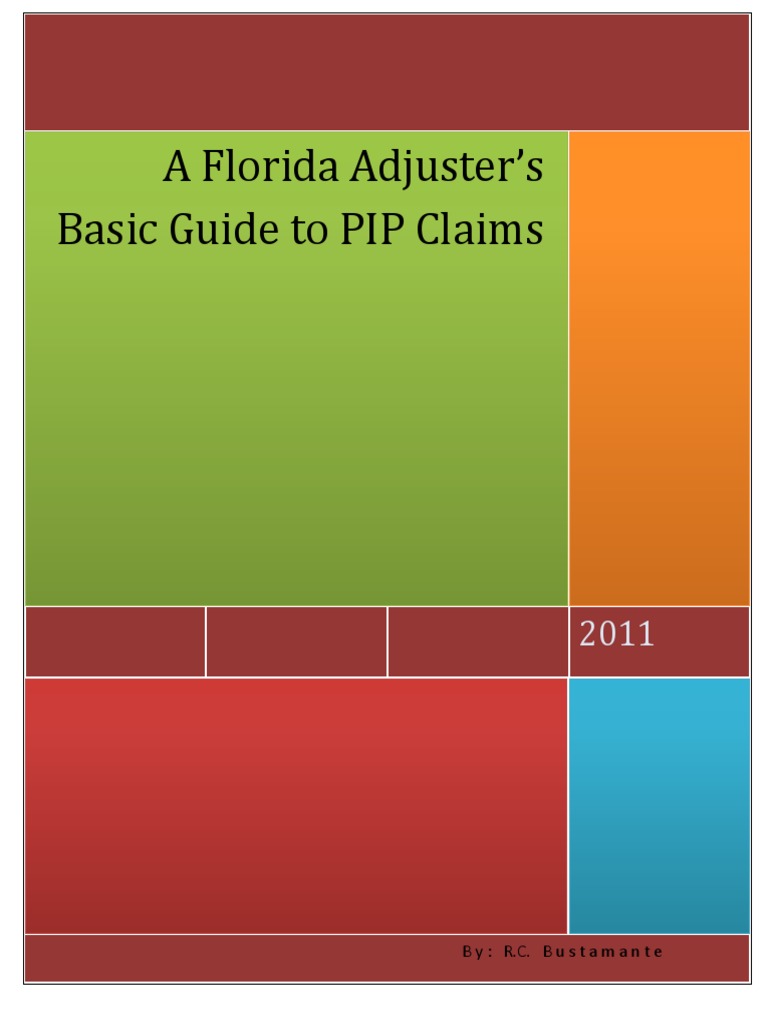 A Florida Adjuster's Basic Guide To Pip Claims PDF | PDF | Insurance ...