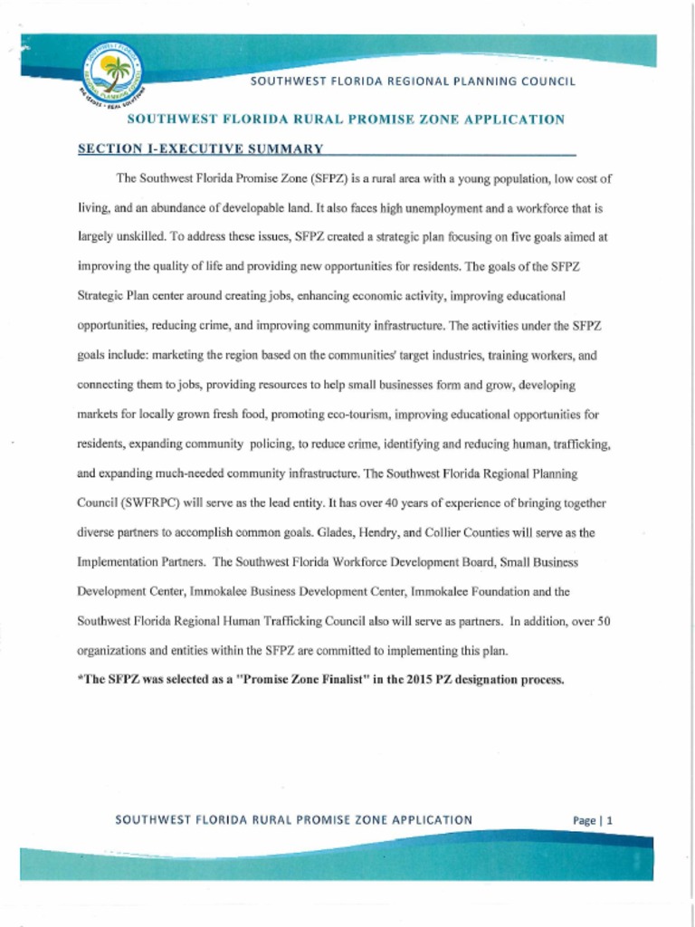 Promise Zone Application | PDF