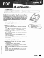 Level B: Unit 1 Vocabulary Answers | PDF