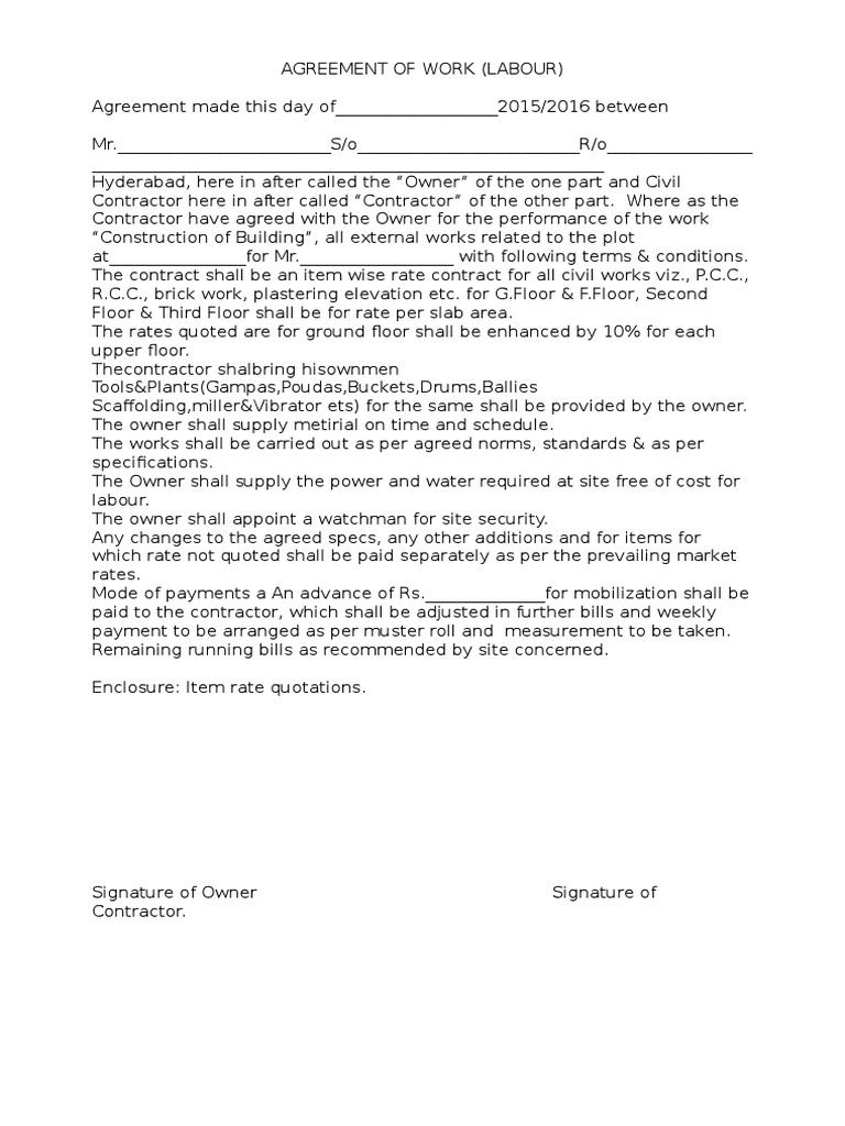 Labor Quotation | PDF | Building Materials | Economic Sectors