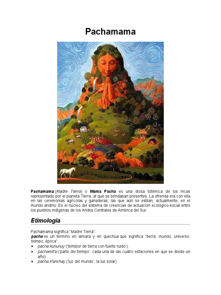 Pachamama | PDF | Religión y creencia