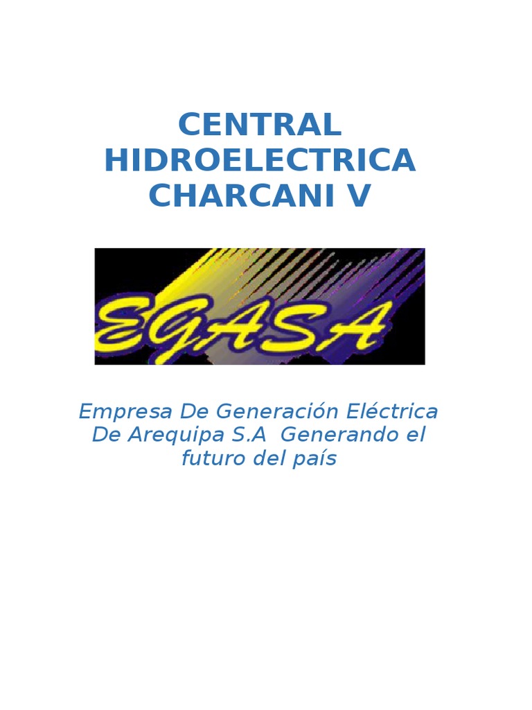 Visita Técnica a Charcani V | PDF | Generación eléctrica | Energía (general)