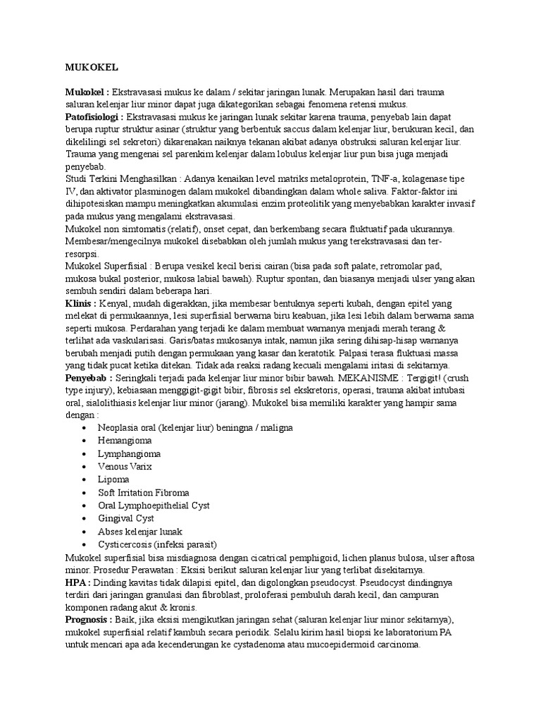 Mukokel | PDF | Sains & Matematika