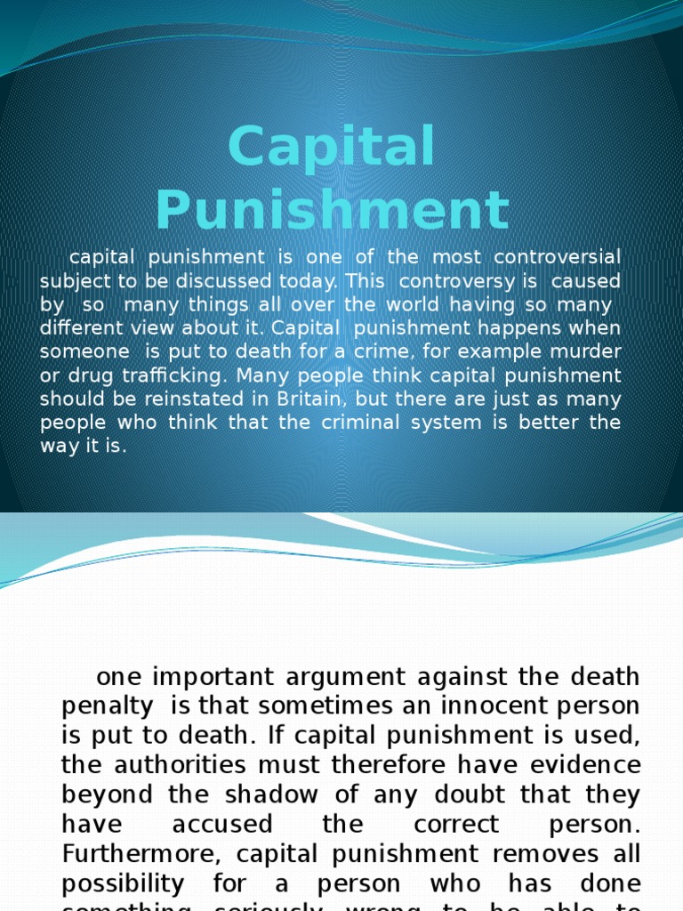 Capital Punishment | PDF | Capital Punishment | Victimology