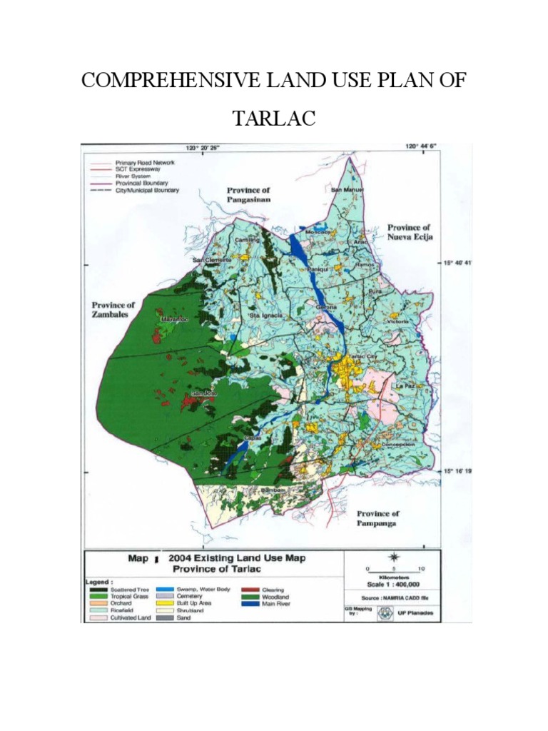 Comprehensive Land Use Plan of Tarlac | PDF