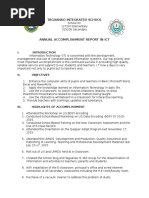 Deped Accomplishment Report Sample | Teachers | Curriculum