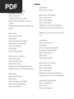 Nais Ko Lyrics | PDF