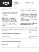 PST On Vehicles Provincial Sales Tax Act | PDF | Depreciation | Taxes