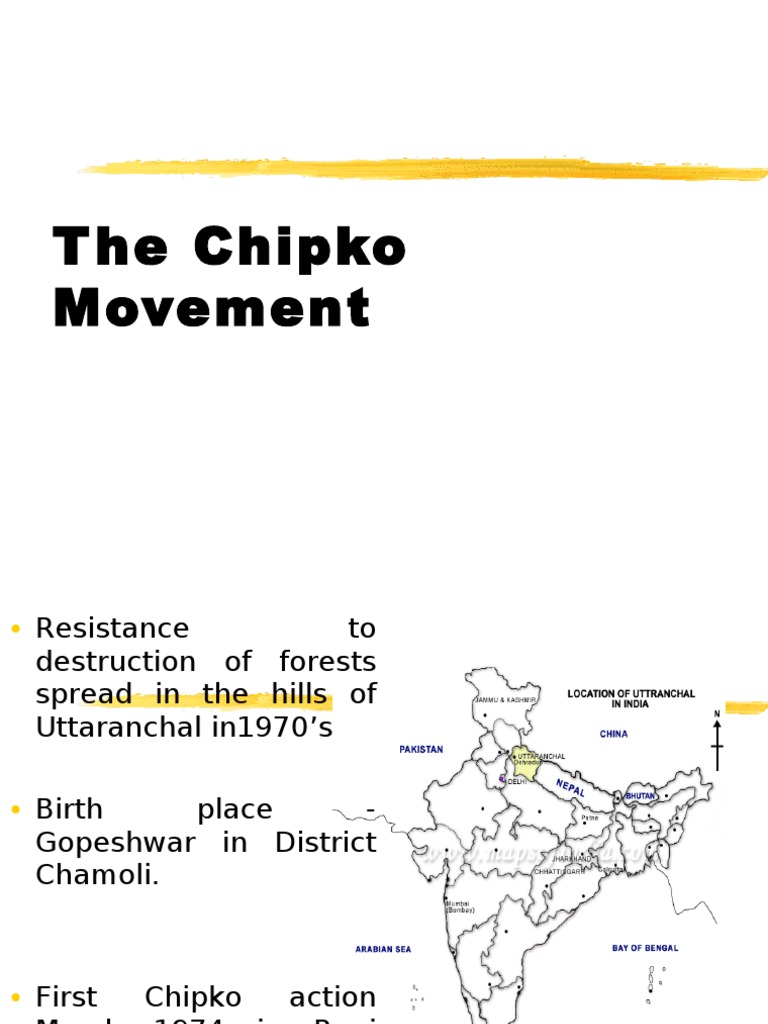The Chipko Movement | Download Free PDF | Ecology | Habitat
