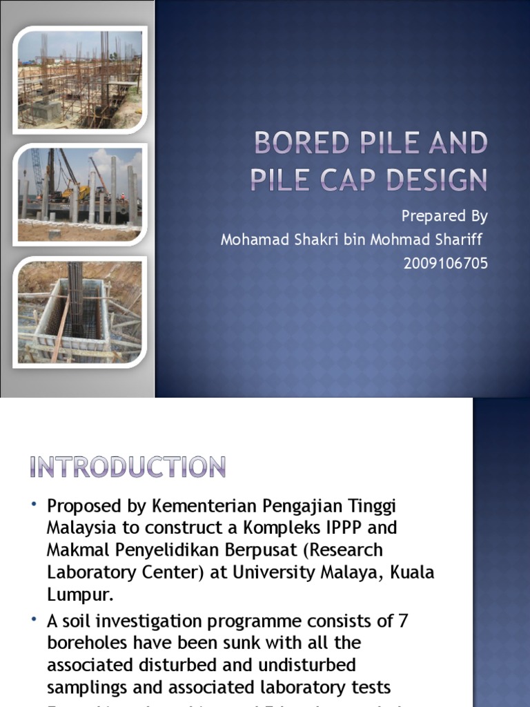 Proposed Construction of a Research Laboratory Center: Soil ...