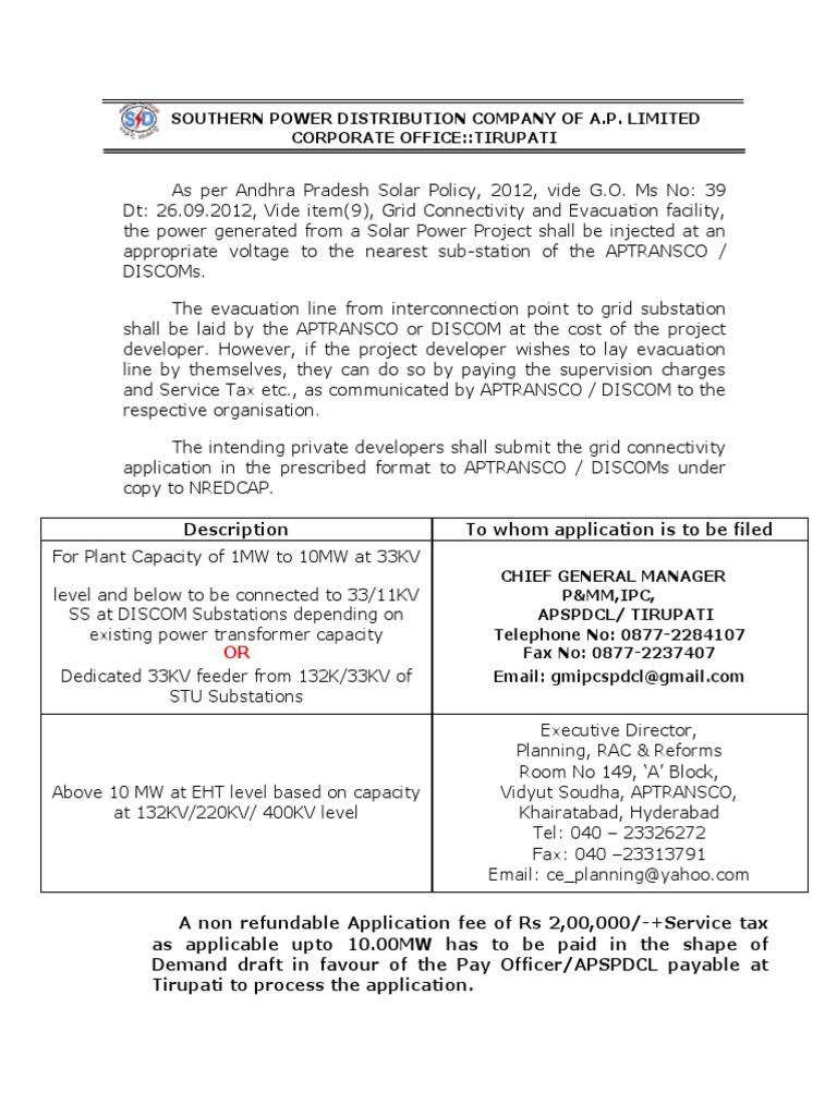 Solar Project Connectivity Application | PDF | Electrical Substation ...