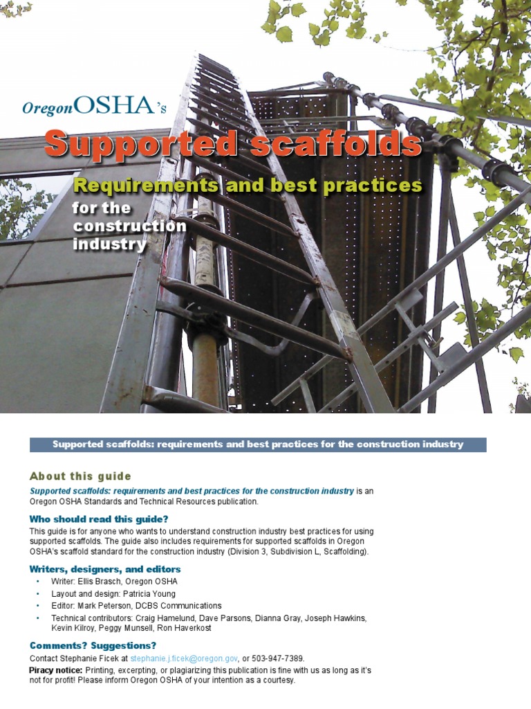 Supported Scaffolds: Requirements and Best Practices | PDF ...