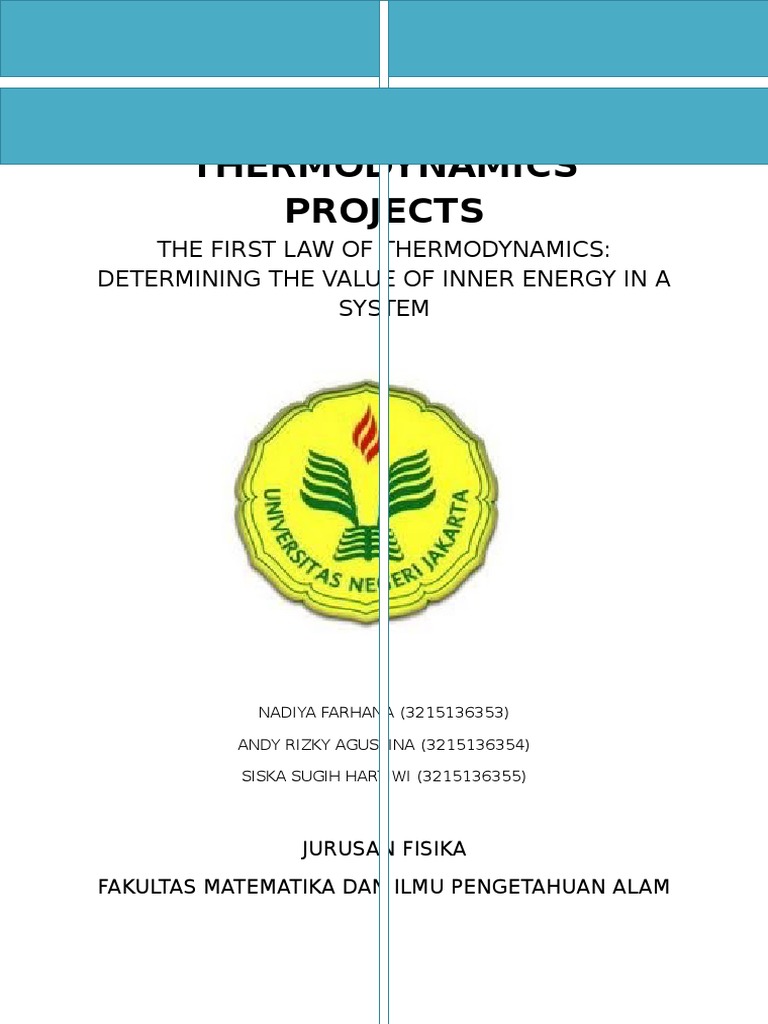 Thermodynamic Project | PDF | Heat | Temperature